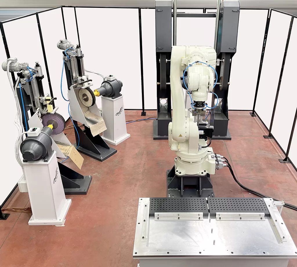 Robotic Cells For Belt Grinding And Polishing Sereni Srl